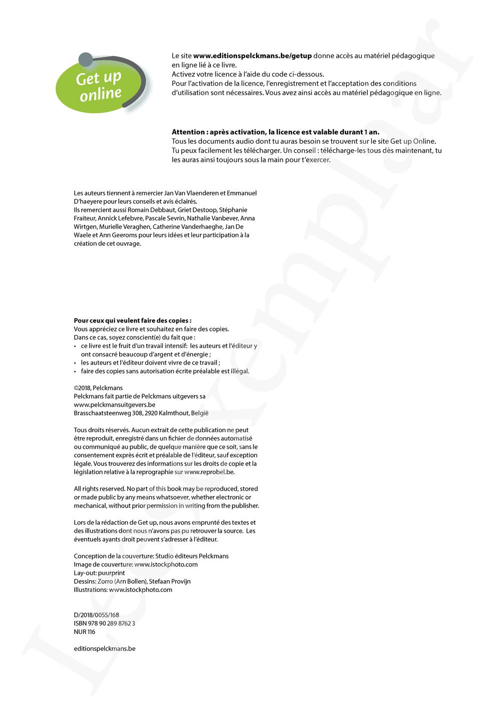 Get up 2 Livre de l'élève (édition 2018) - Anglais | Edition