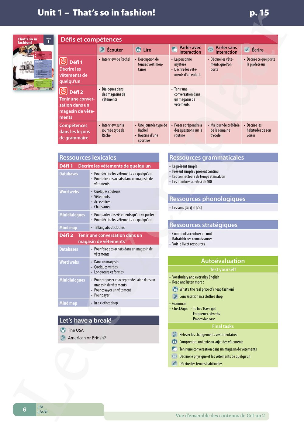 Get up 2 Livre de l'élève (édition 2018) - Anglais | Edition