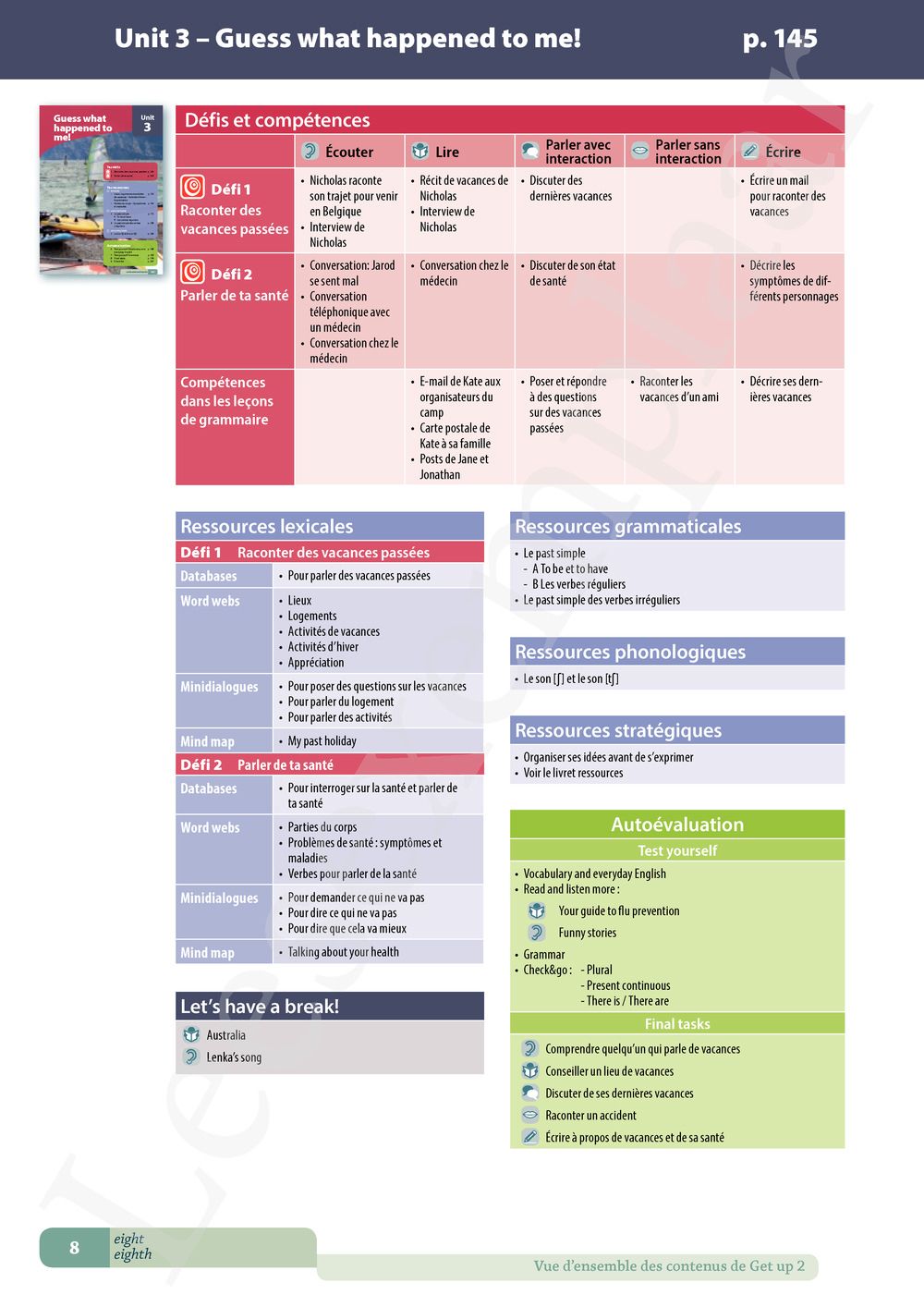 Get up 2 Livre de l'élève (édition 2018) - Anglais | Edition